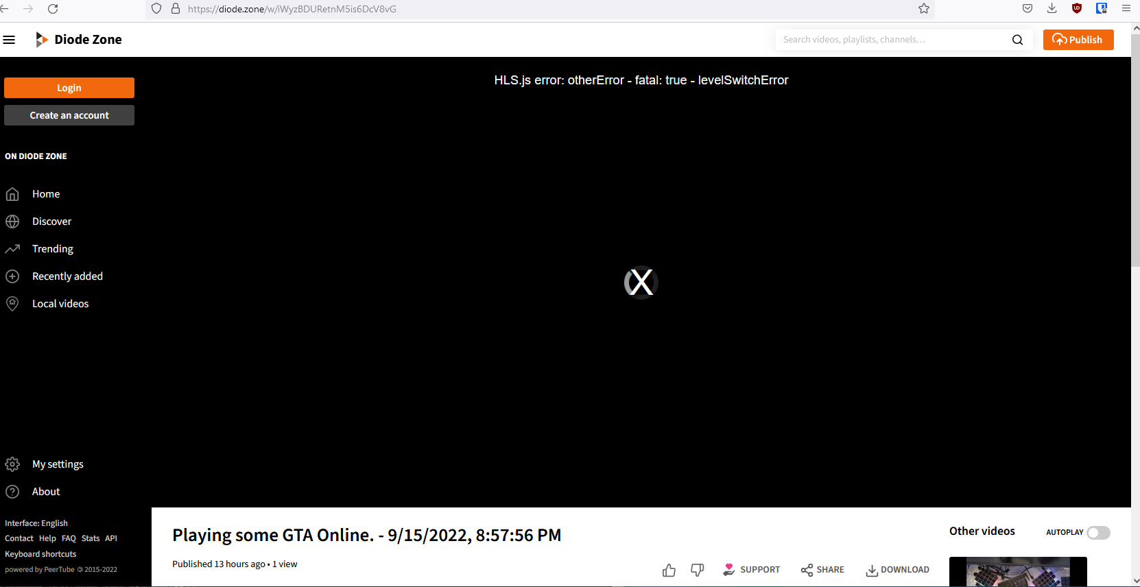 Live streams cut off halfway through · Issue #5269 · Chocobozzz/PeerTube · GitHub