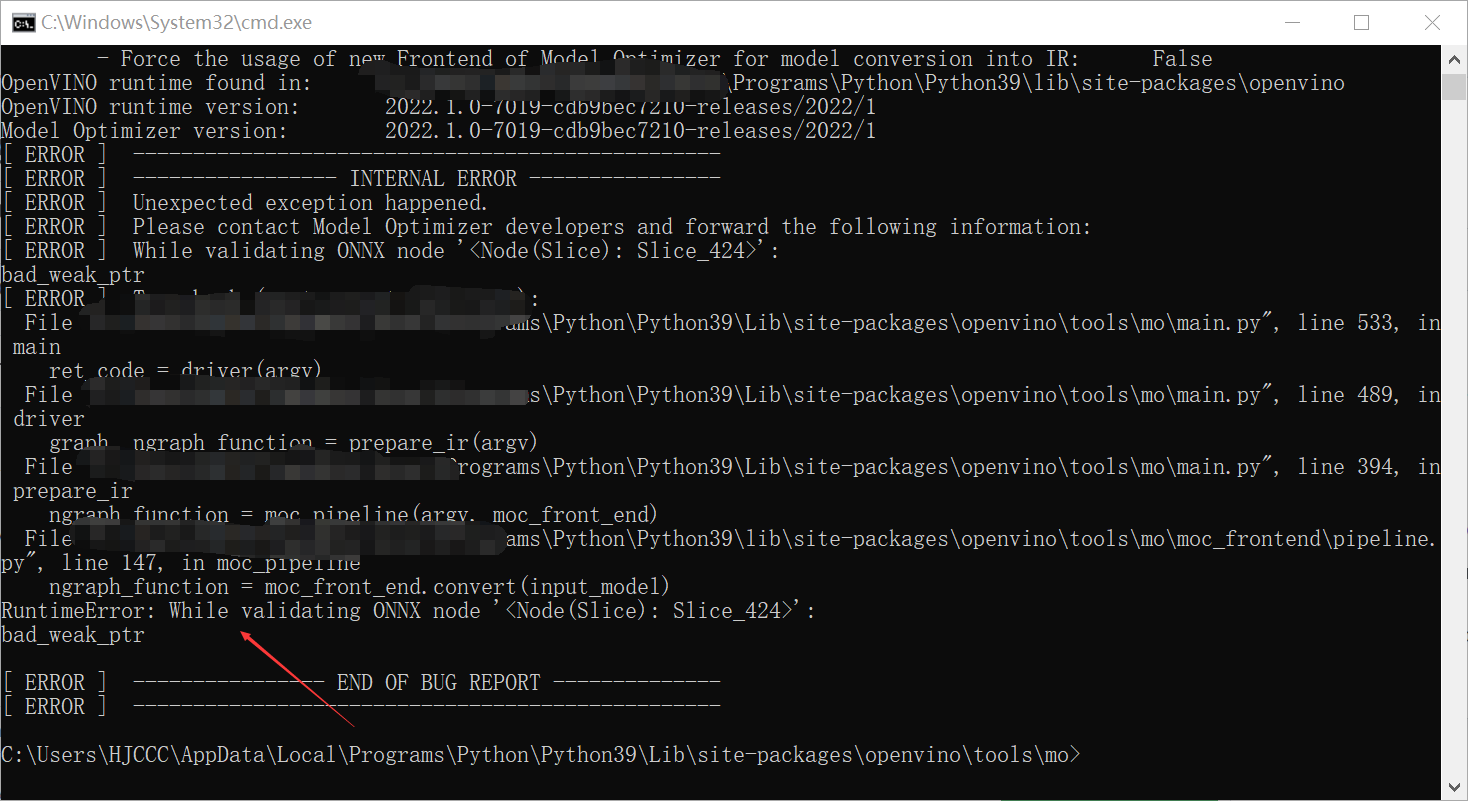 [MO]RuntimeError: While validating ONNX node ' ': bad_weak_ptr · Issue #11517 · openvinotoolkit ...
