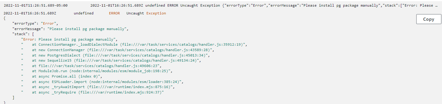 Error "Please install pg package manually" · Issue #2169 · sst/sst · GitHub