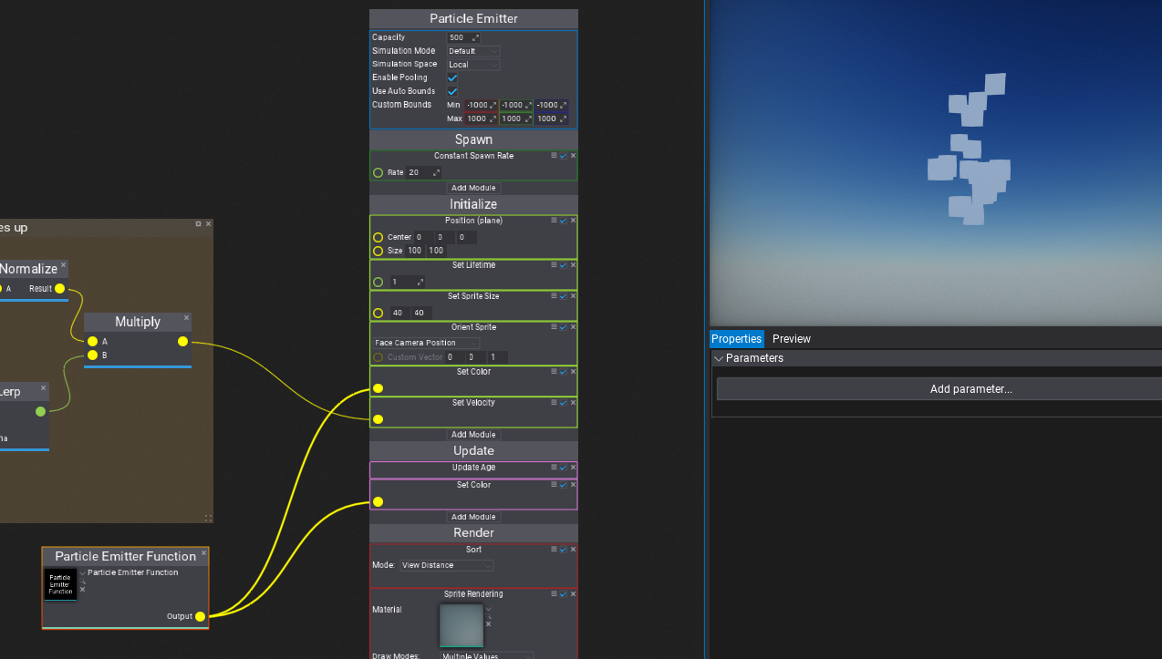 "Particle Normalized Age" node not work on Particle Function · Issue #1640 · FlaxEngine ...