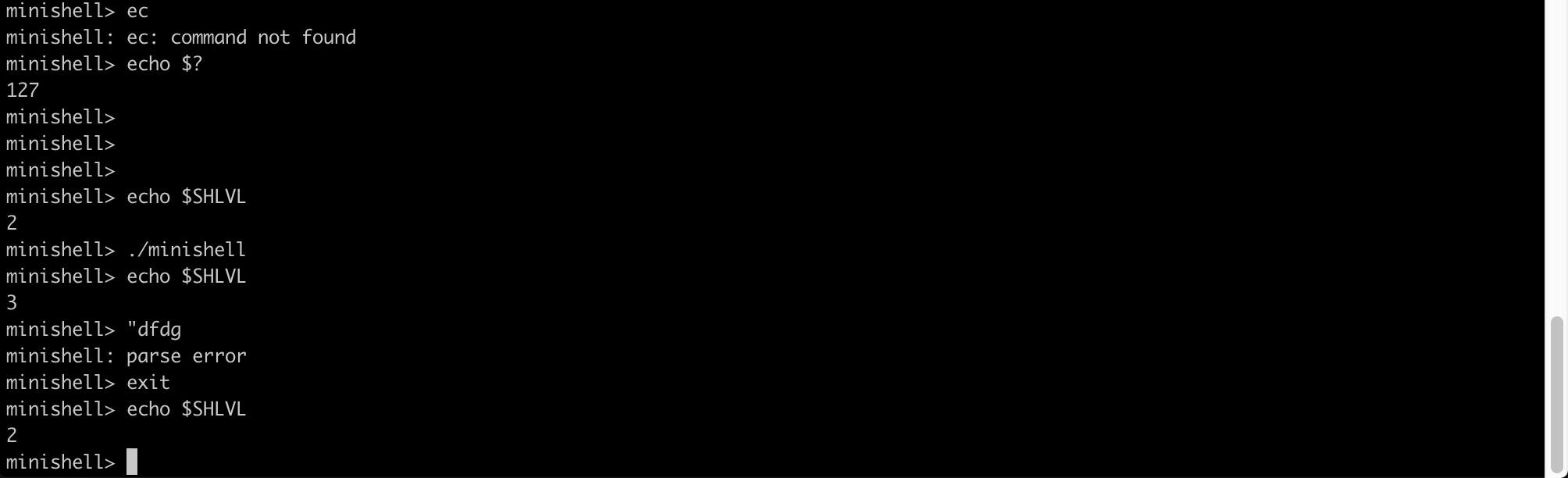 GitHub - ArtemKurin/minishell