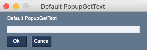 [Bug] PopupGetText `Cancel` Button Text shows as cut-off · Issue #2739 · PySimpleGUI/PySimpleGUI ...