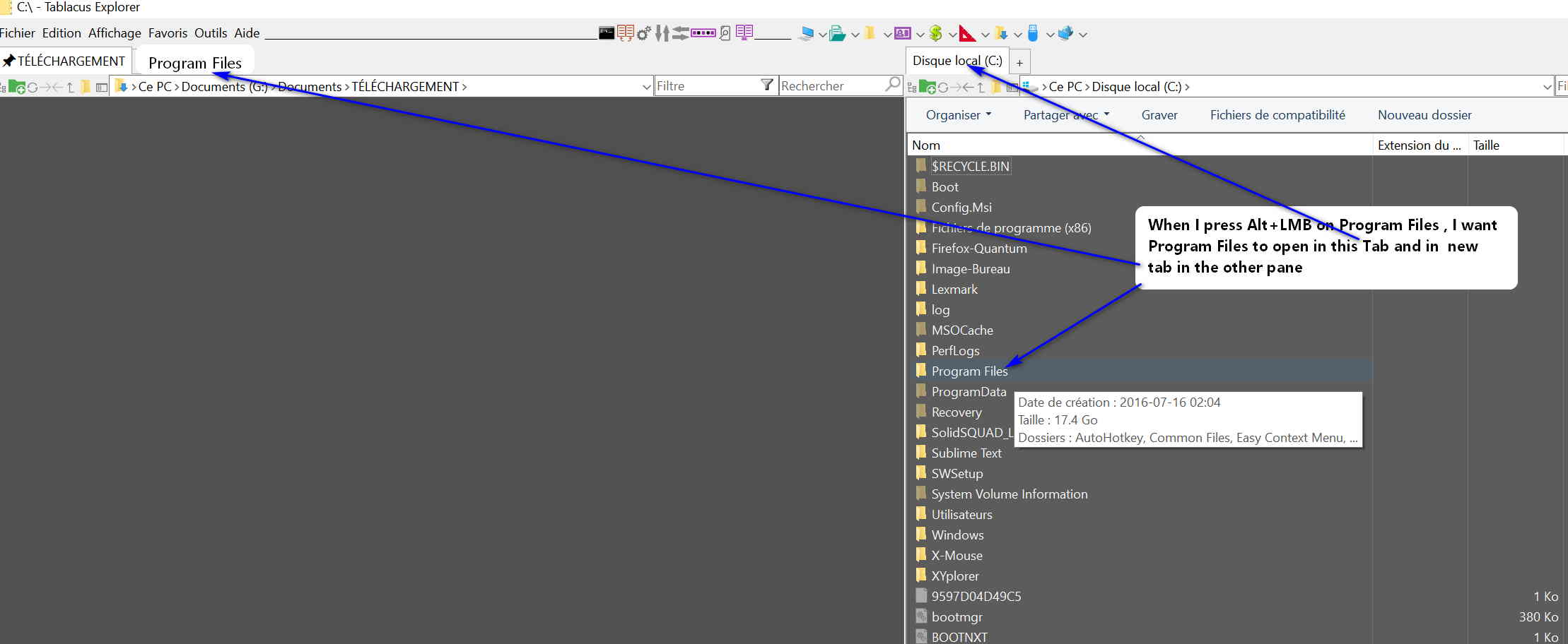 Send multiples keys · Issue #374 · tablacus/TablacusExplorer · GitHub