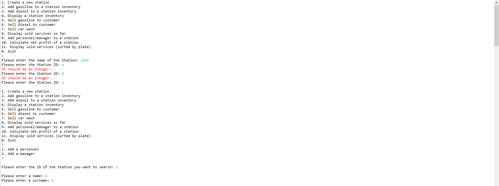 GitHub - ekremcaglayan/Fuel-Station-Project