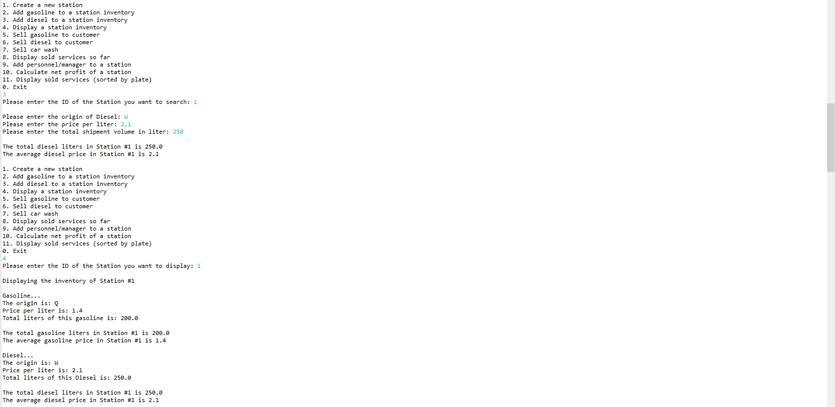 GitHub - ekremcaglayan/Fuel-Station-Project