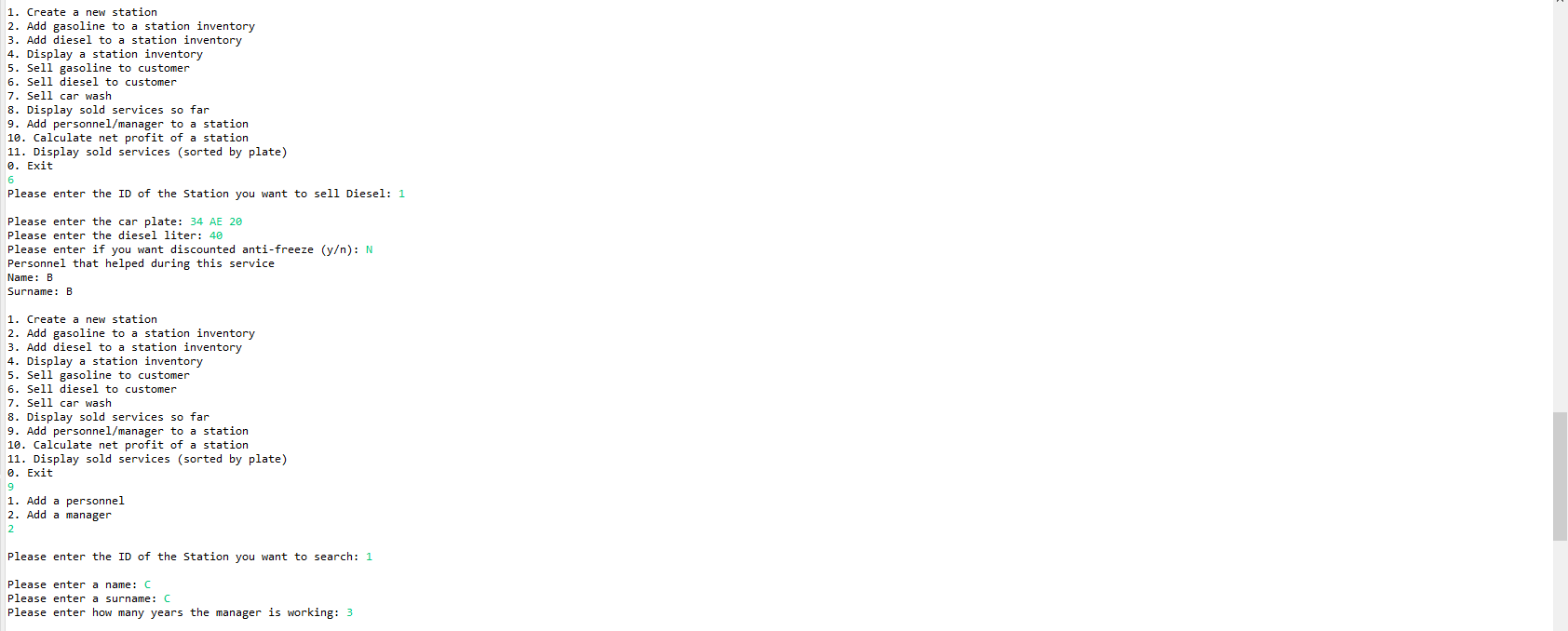 GitHub - ekremcaglayan/Fuel-Station-Project