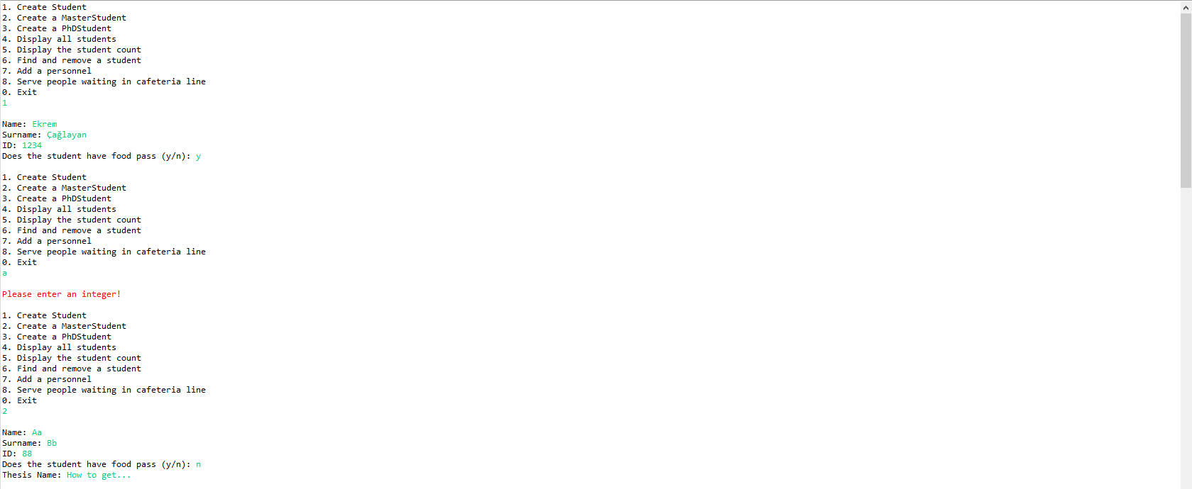 GitHub - ekremcaglayan/Student-Information-Application