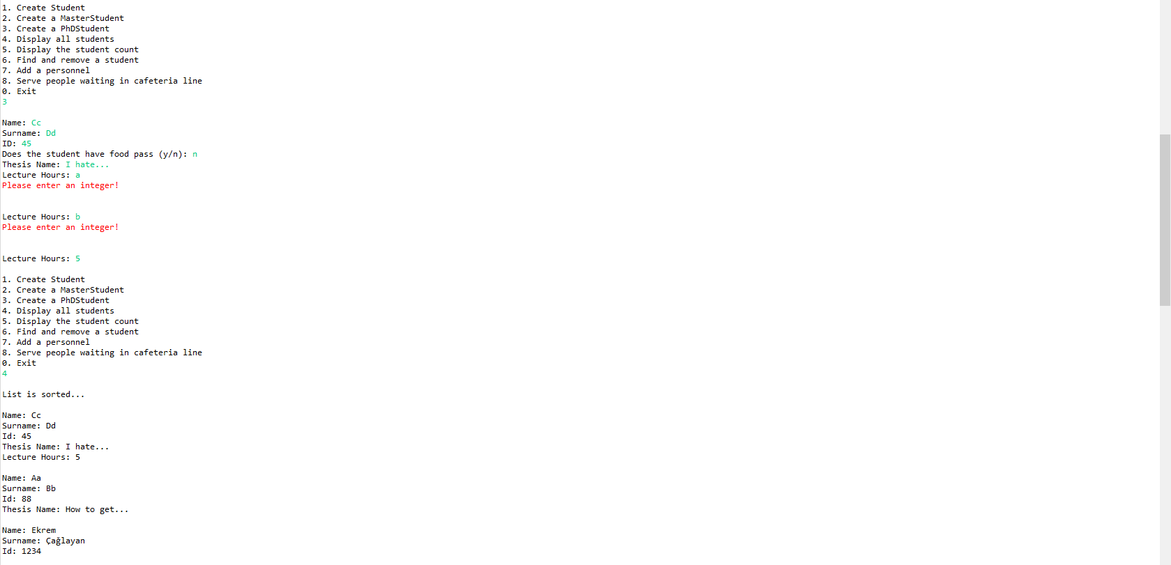 GitHub - ekremcaglayan/Student-Information-Application