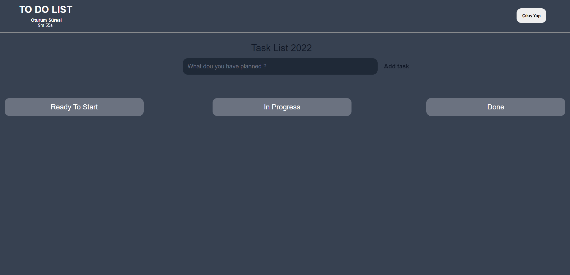 GitHub - ekremcaglayan/To-Do-List