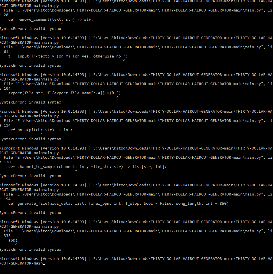 shits fucking broken · Issue #1 · i-winxd/THIRTY-DOLLAR-HAIRCUT-GENERATOR · GitHub