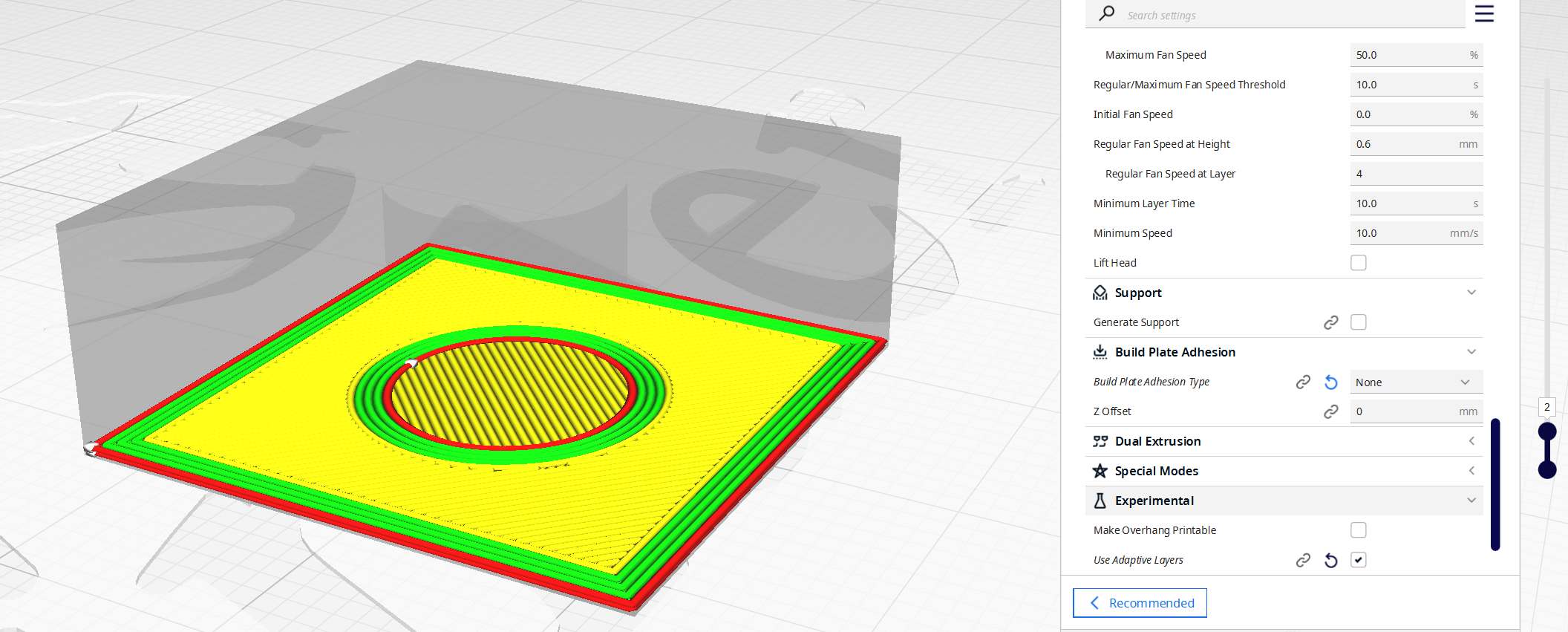 Weird Behavior With Adaptive Layers Enabled · Issue 14142 · Ultimaker