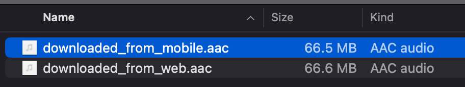 An episode can't be played when downloaded, but will play when streamed. · Issue #900 ...
