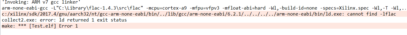 FLAC in XILINX SDK · Issue #641 · xiph/flac · GitHub