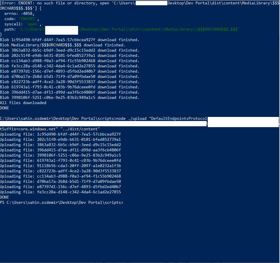 Running Migratebat Gives Errors · Issue 315 · Azureapi Management Developer Portal · Github