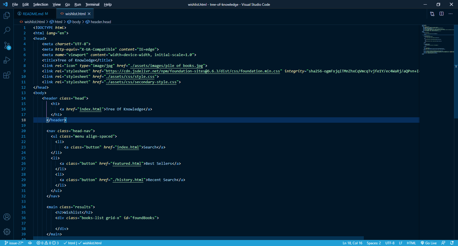 GitHub - ds1242/tree-of-knowledge: A group project brought to you by ...