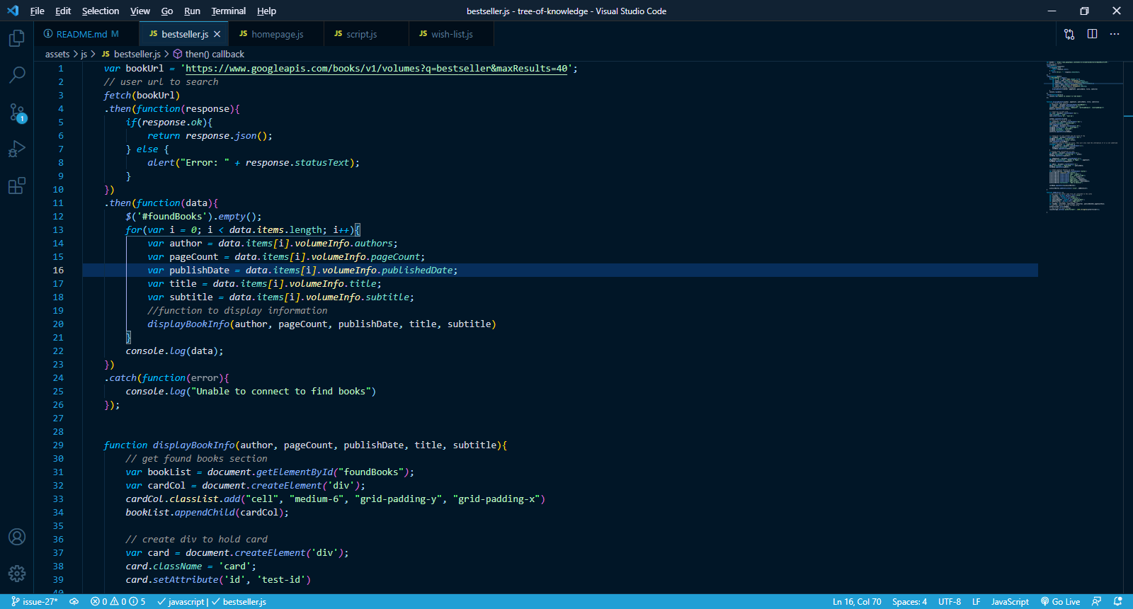 GitHub - ds1242/tree-of-knowledge: A group project brought to you by ...