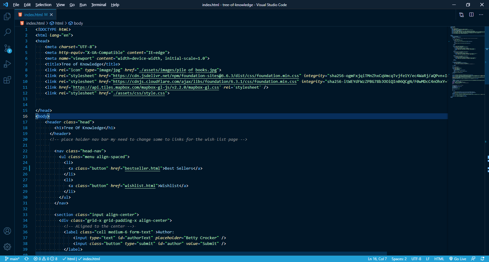 GitHub - ds1242/tree-of-knowledge: A group project brought to you by ...