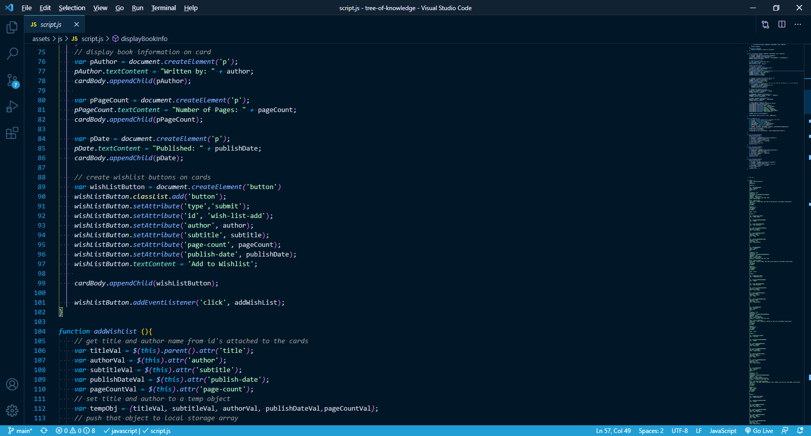 GitHub - ds1242/tree-of-knowledge: A group project brought to you by ...