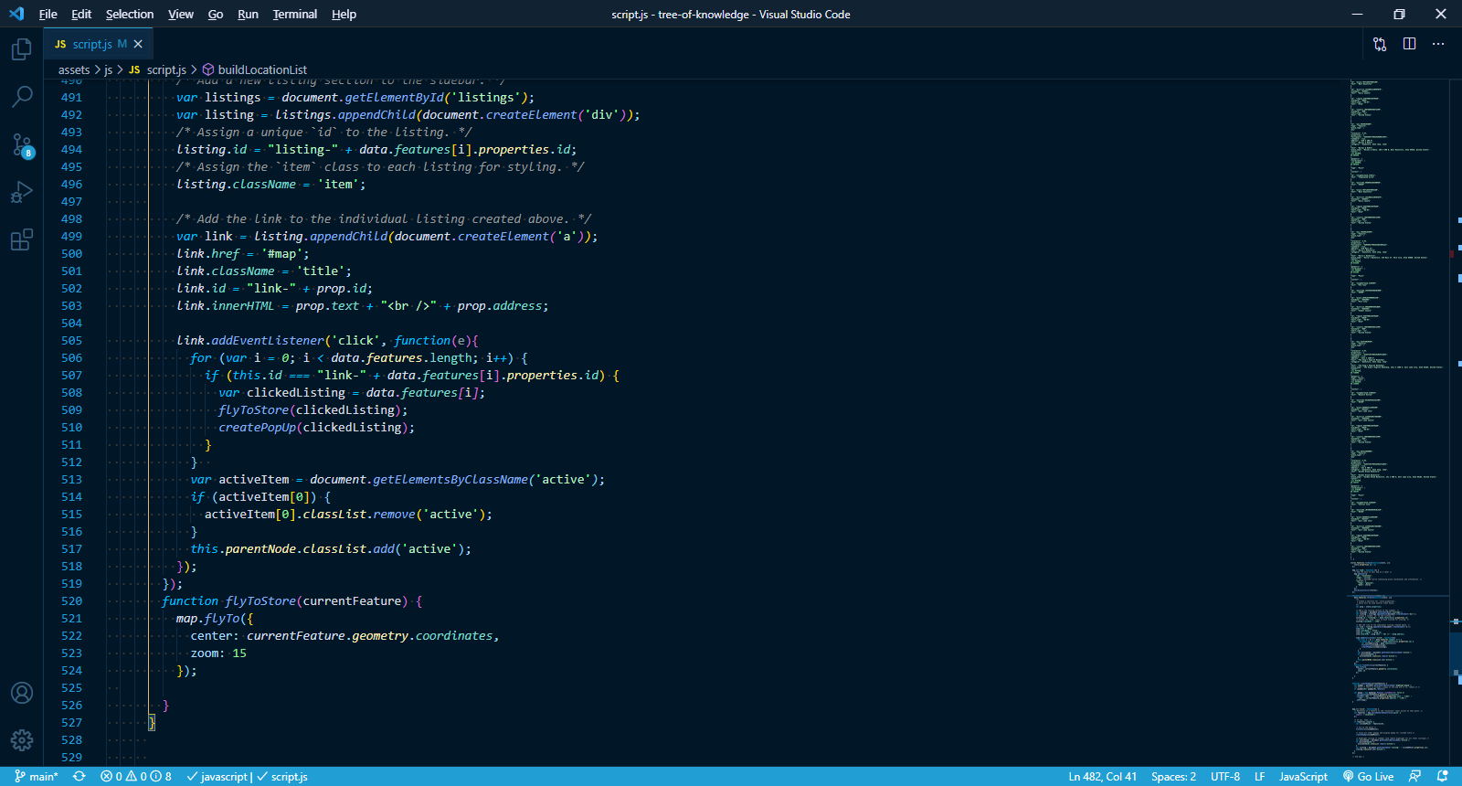 GitHub - ds1242/tree-of-knowledge: A group project brought to you by ...