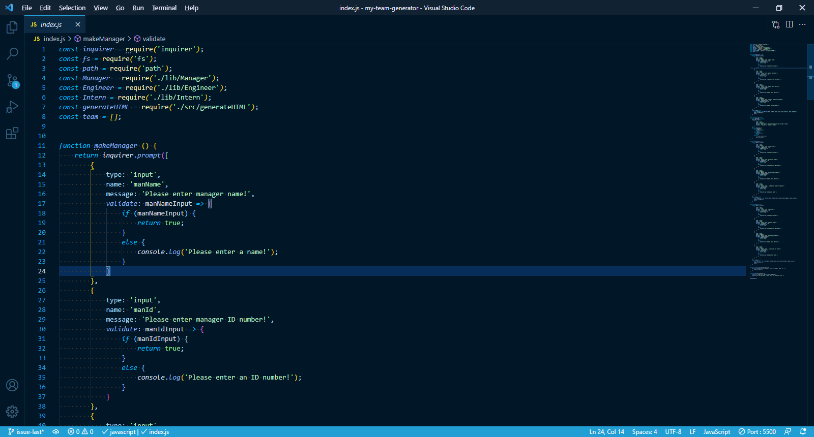 GitHub - Teller35/my-team-generator: Who belongs to what department or ...