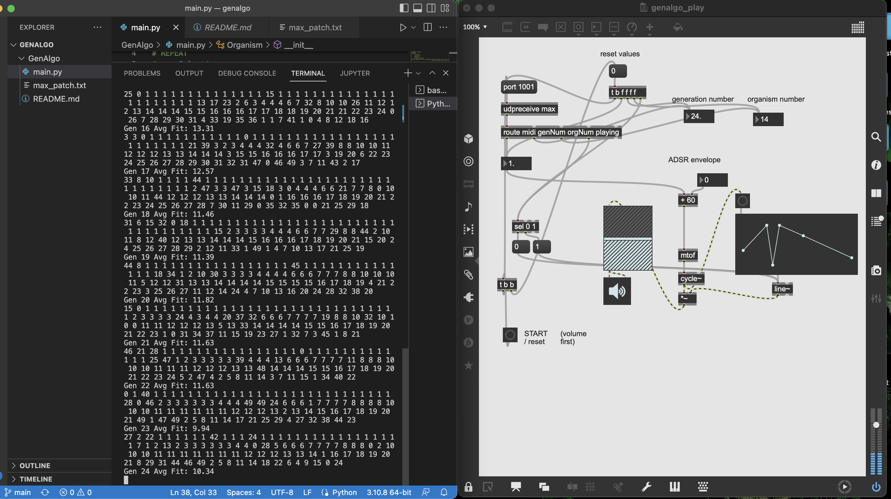 GitHub - dleinwan/GenAlgoSim: Genetic algorithm simulation.