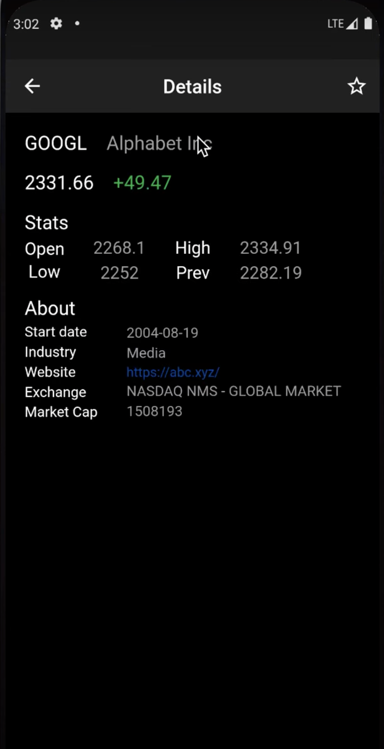 GitHub - selina-9911/Stock-Market-Browser-Flutter-App
