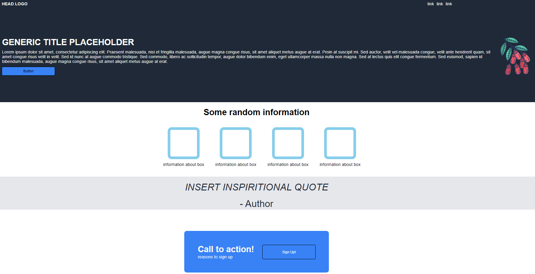GitHub - saikot-paul/odin-landing-page: Built a landing page as outlined in the odin project