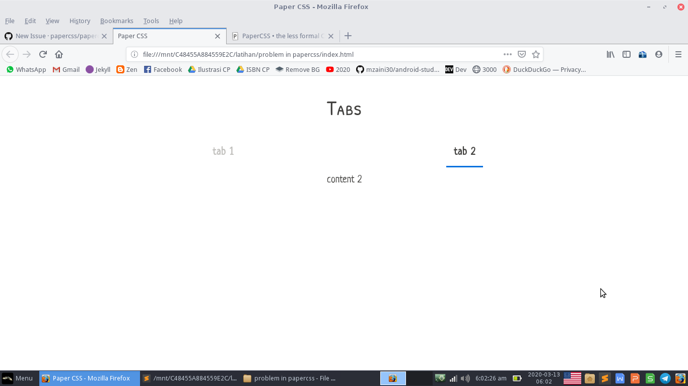 Problem in tabs · Issue #194 · papercss/papercss · GitHub