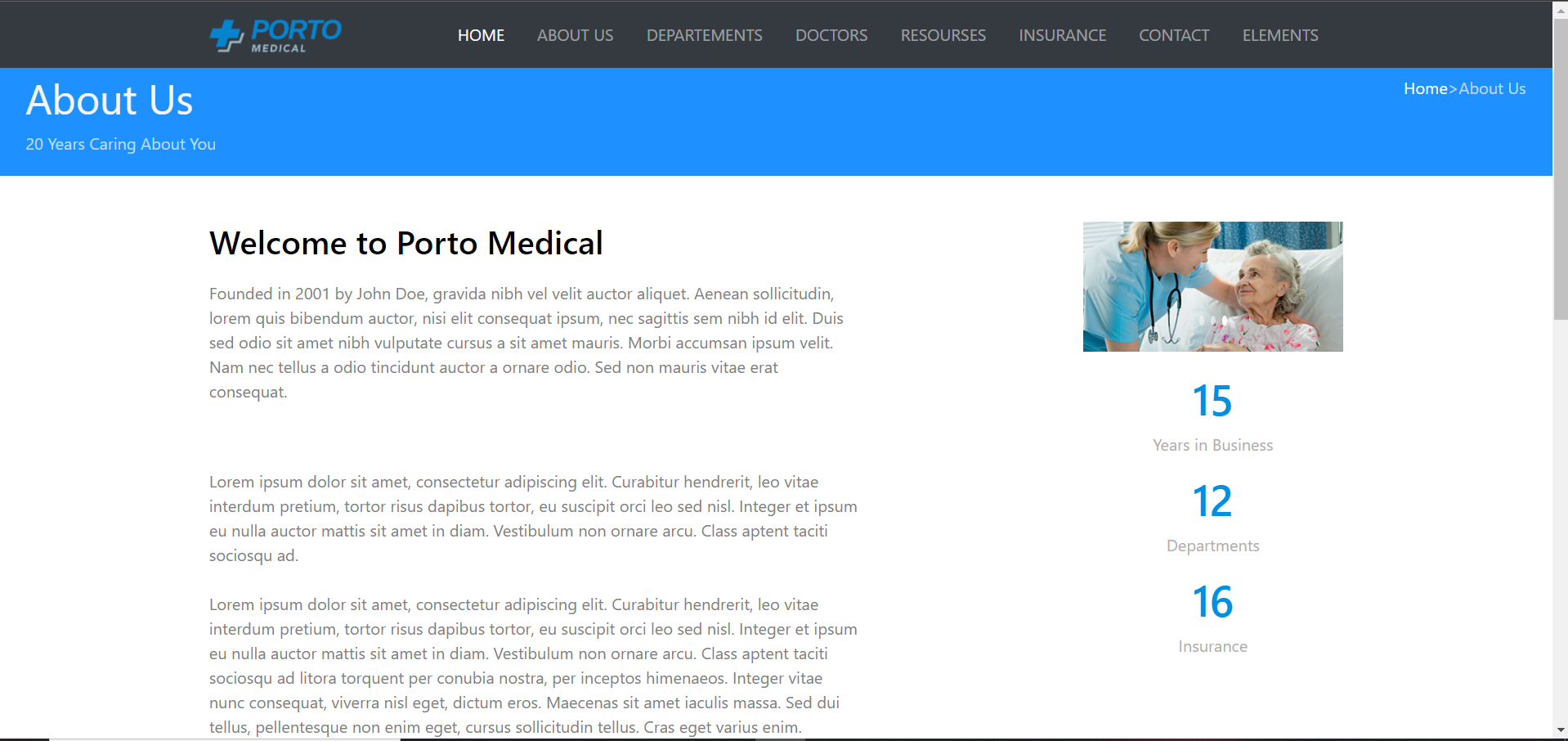 GitHub - Moamen189/Porto-Medical: An Web application that Show the All Details on the Hospital ...
