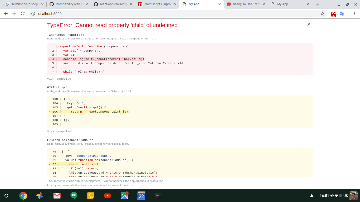 Error On Preact Because Reactinternalfiber Is Undefined · Issue 2840 · Framework7io Framework7