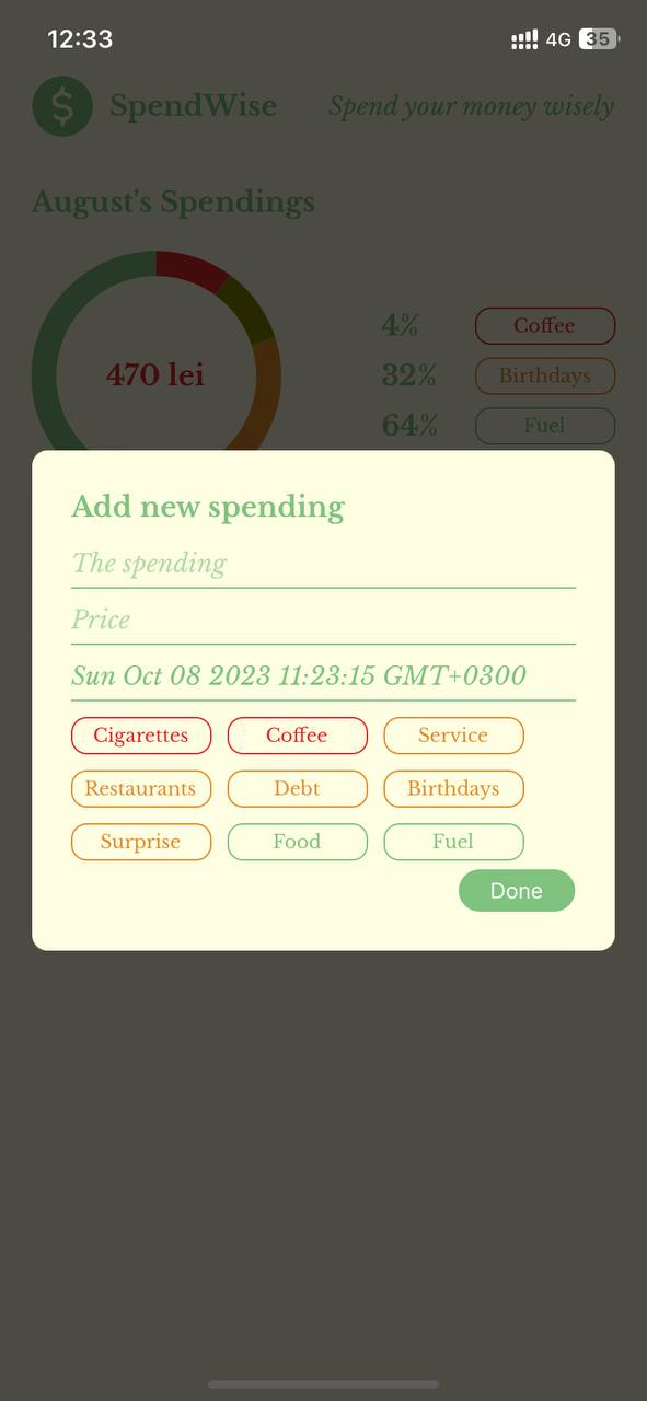 GitHub - NickDruta/SpendWise: An mobile application that tracks the ...