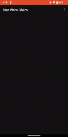 GitHub - jake0sand/StarWarsChars: List screen, Detail screen, Web View ...