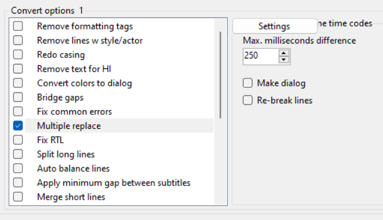 Batch Convert - Frozen Setting Display for Sort and Merge Functions · Issue #6927 · SubtitleEdit ...