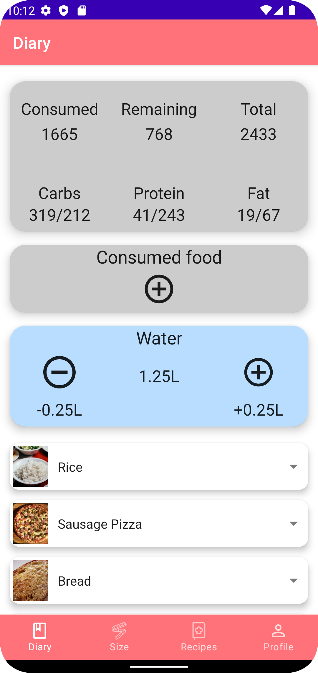 GitHub - hellcsaba/NutritionTracker: Fitness application to keep track of your physical fitness ...
