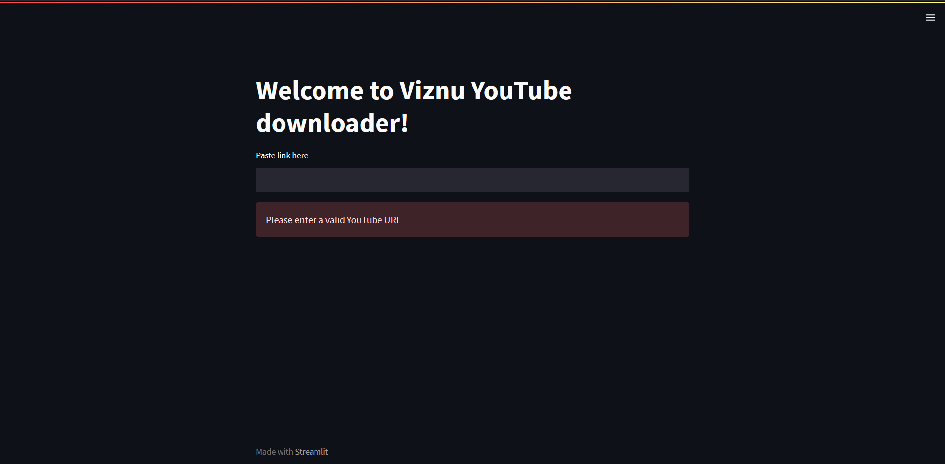 GitHub - viznu47/YouTube_downloader: A web application to download YouTube videos using python ...