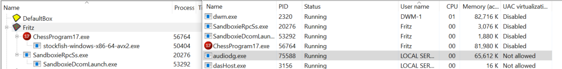 Process will disappear in taskmgr · Issue #3043 · sandboxie-plus/Sandboxie · GitHub