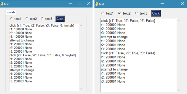 Cannot update radio value · Issue #1579 · PySimpleGUI/PySimpleGUI · GitHub