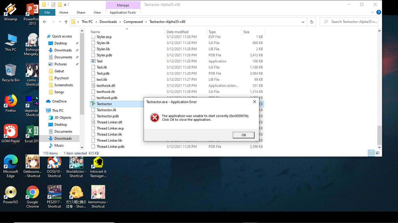 Unable to start correctly · Issue #491 · Artikash/Textractor · GitHub