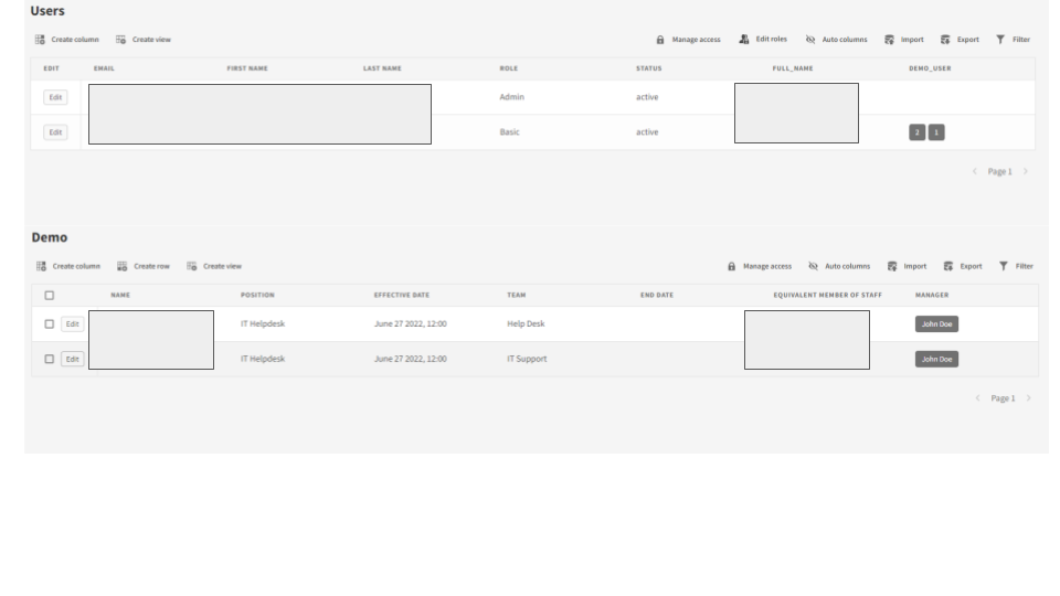Manipulate data from Users built-in table · Budibase budibase ...