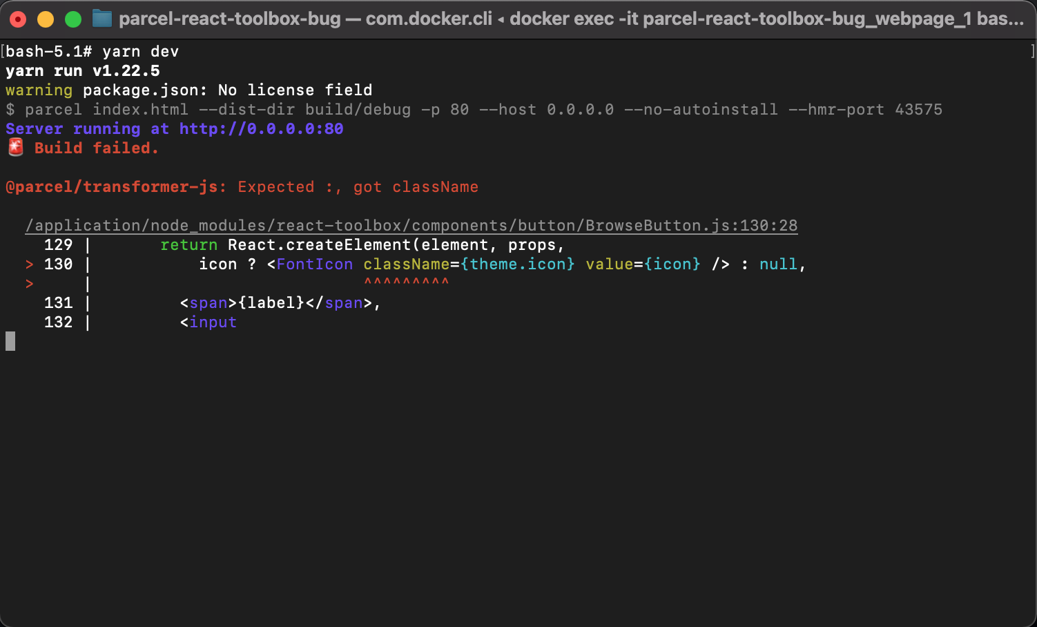 Parcel cannot build react-toolbox · Issue #6989 · parcel-bundler/parcel · GitHub