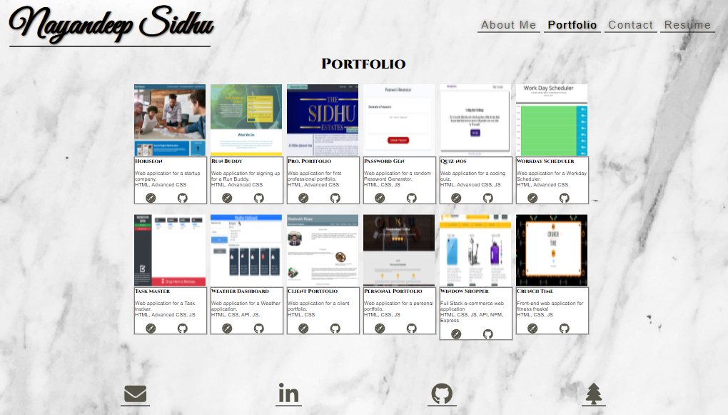 GitHub - NiniSidhu/React-Portfolio