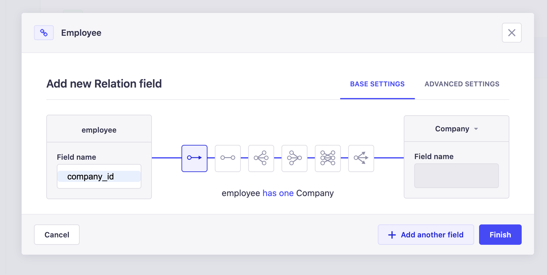 [v4] When create a "Has one" relation on collection, it creates a ...