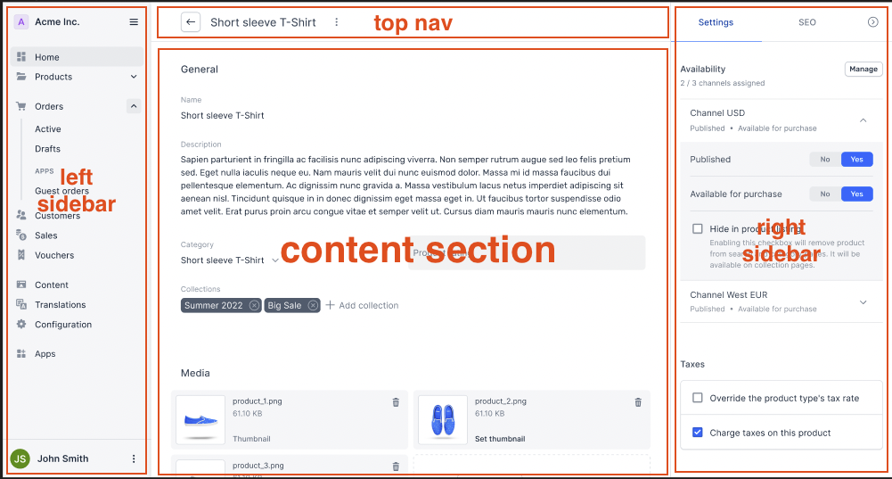 Re-shape layout · Issue #2999 · saleor/saleor-dashboard · GitHub