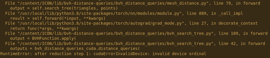 RuntimeError: after reduction step 1: cudaErrorInvalidDevice: invalid device ordinal · Issue #30 ...