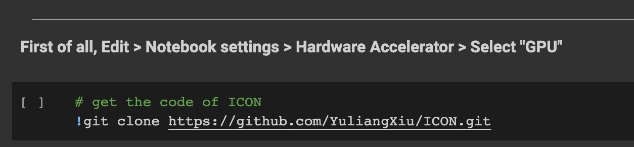 [Colab] Inference stops in the first image of the folder · Issue #102 · YuliangXiu/ICON · GitHub