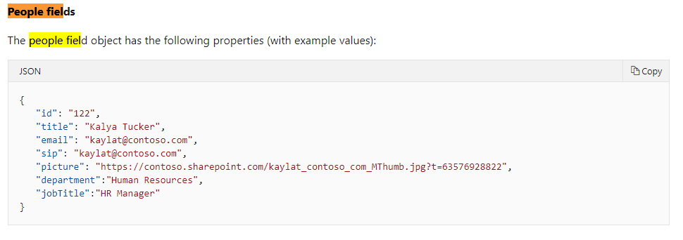 Add full list of people object lookup values · Issue #4473 · SharePoint ...