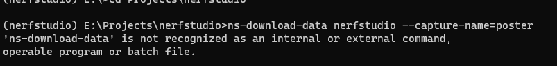 Getting ' ns-download-data' is not recognized as an internal or external command · Issue #1588 ...