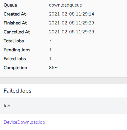 Batch job never finished or cancelled with job failures · Issue #36180 · laravel/framework · GitHub