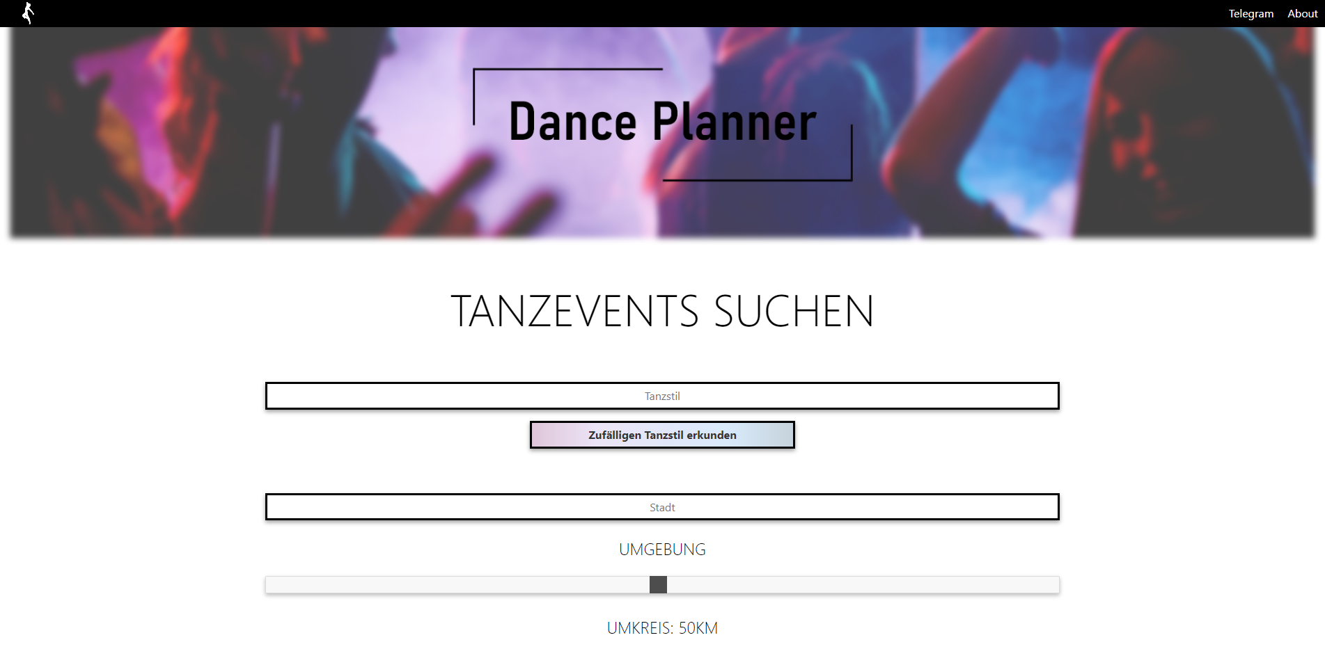GitHub - ValentinHae/DancePlanner: DancePlanner website to present ...