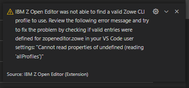 Error encountered while activating and initializing logger (solved by removing base profile ...